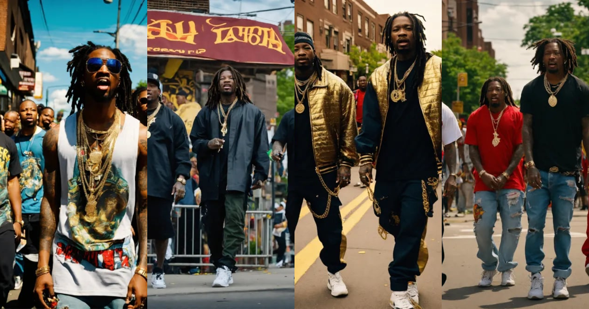 Lexica - Full body shot rap group Lost Boyz " Freaky Tah", turning into ...