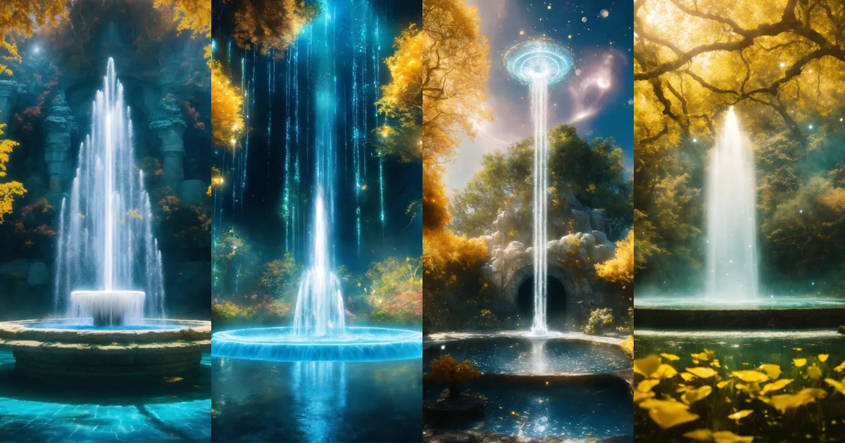 Lexica - Underwater long exposure photography, a giant white fountain ...