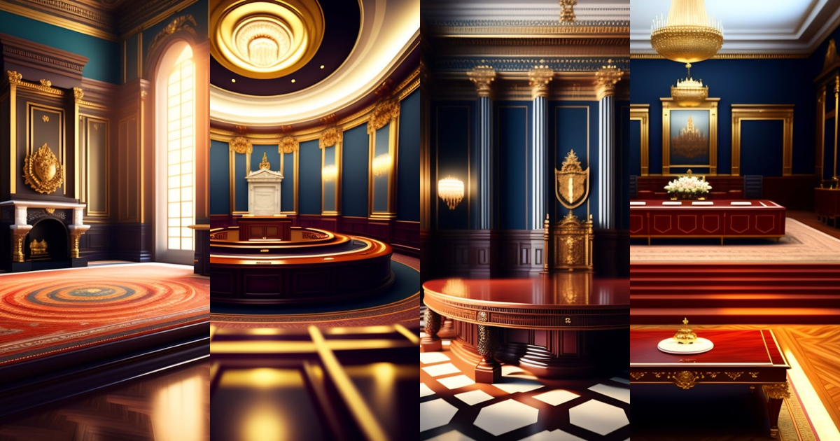Lexica - A room symbolizing government transfer of power, democracy and ...