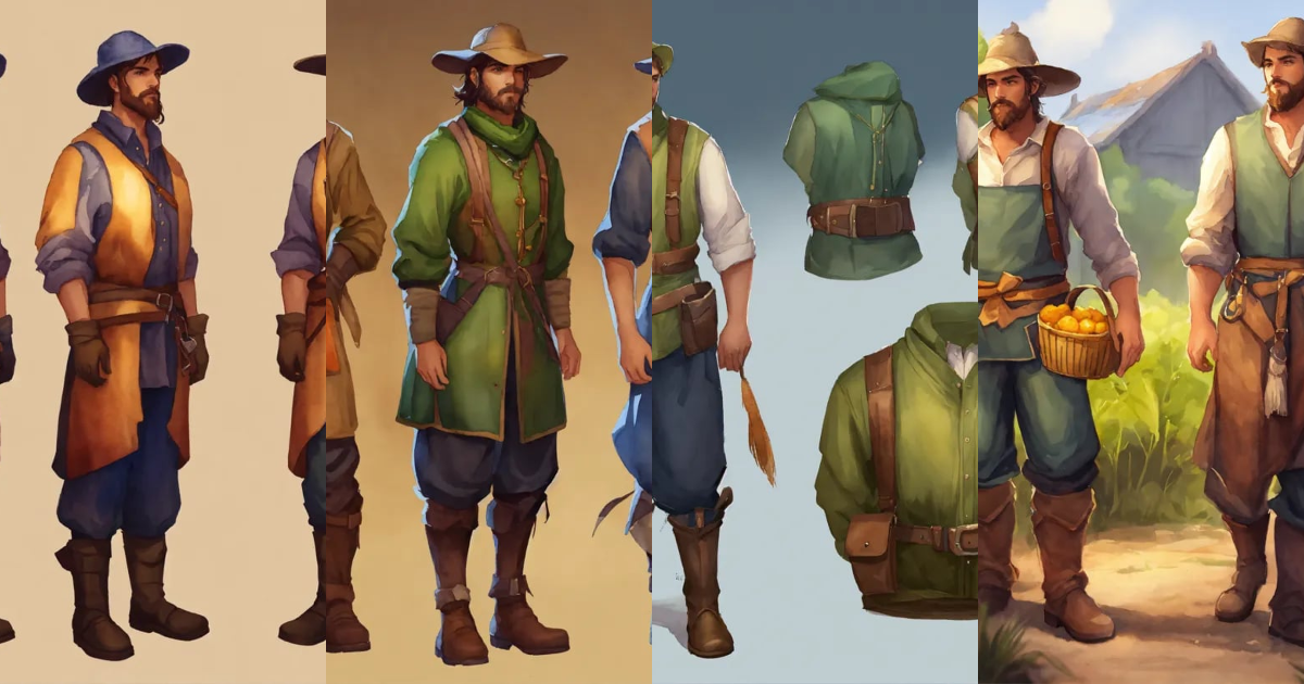 Lexica - Work clothes - farm worker, fantasy medieval, game icon ...