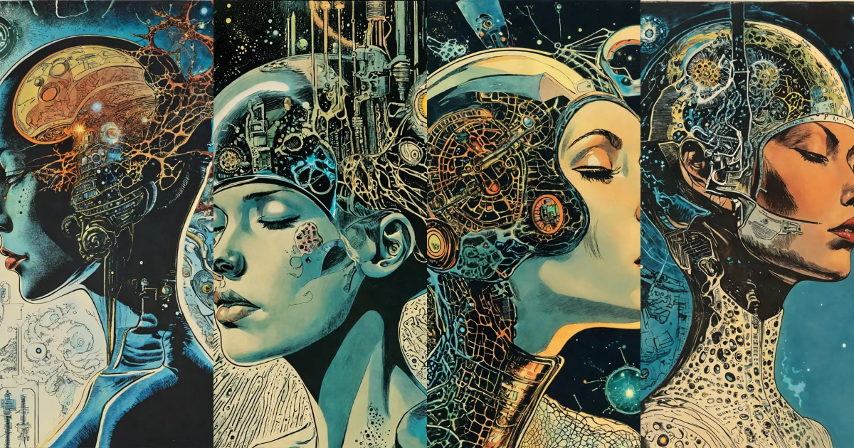 Lexica - Woman with head cover and breathing, in the style of detailed ...