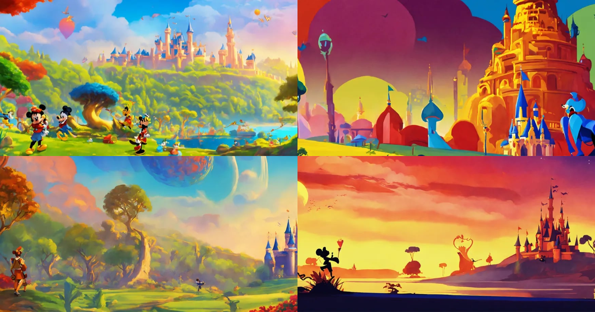 Lexica - Disney alaa eldin back ground primary colors cartoon poster ...