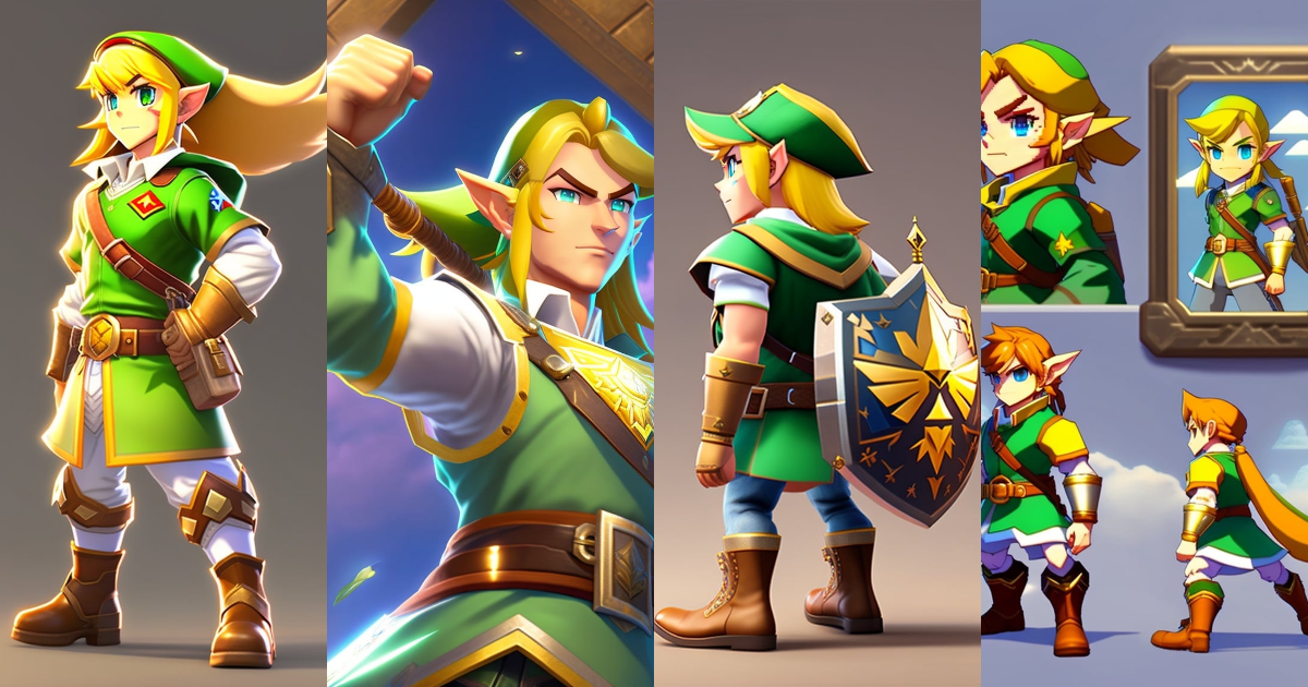 Lexica - Link of the legend of zelda looking on the world of hyrule ...