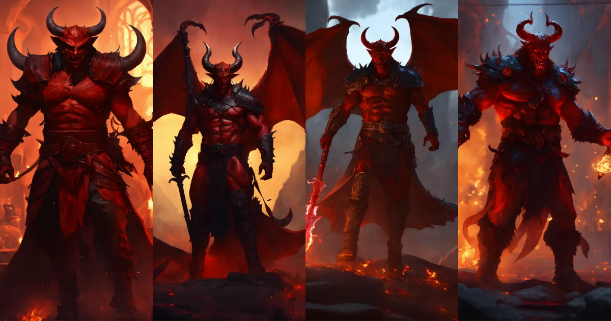 Lexica - D&D, fantasy, cinematic. Devil of Baator