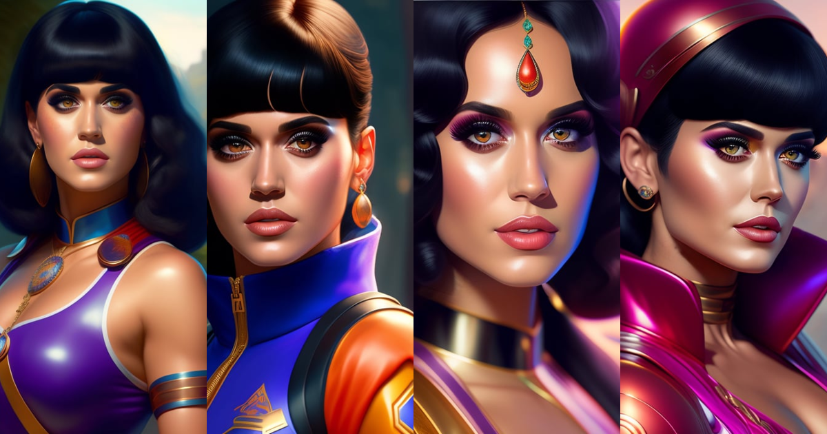 Lexica - Portrait of Katy Perry as Dora the Explorer, highly detailed ...