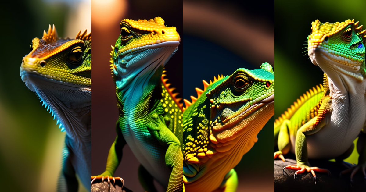 Lexica - Animated lizard