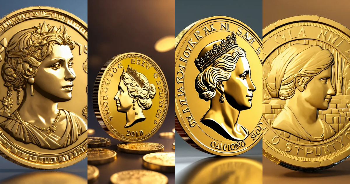 Lexica - Gold Coin, One part, Highly detailed, Cartoony, low poly, No ...