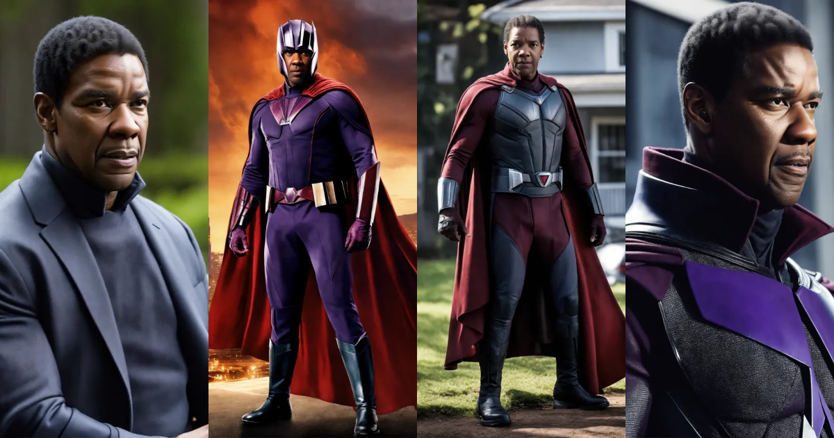 Lexica - Denzel Washington as Magneto