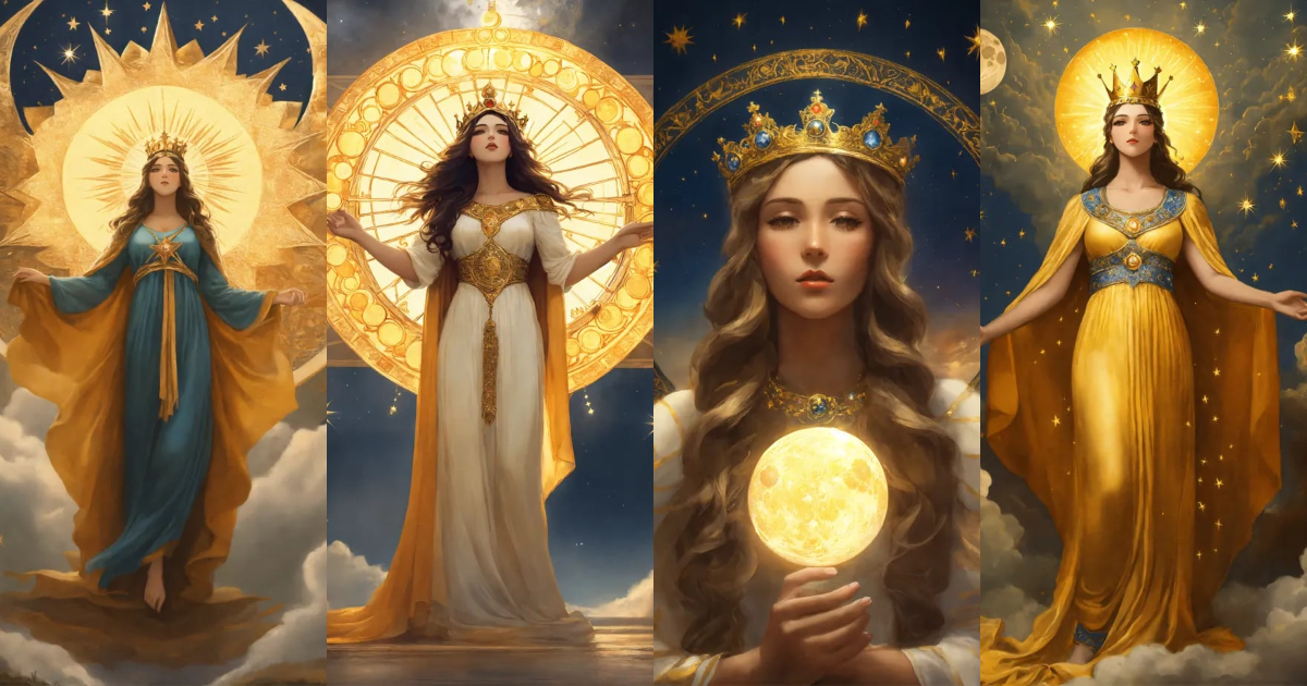 Lexica - And there appeared a great wonder in heaven; a woman clothed with the sun, and the moon ...