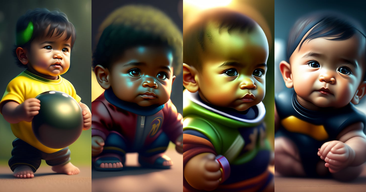 Lexica - Baby hulk moonwalker, render, rembrandt, cgsociety, artstation ...