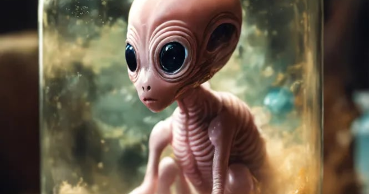 Lexica - A professional, high quality photograph of an alien embryo ...