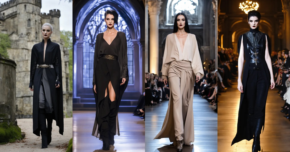 Lexica - Lothlorien androgynous royal vampire walking runway during ...