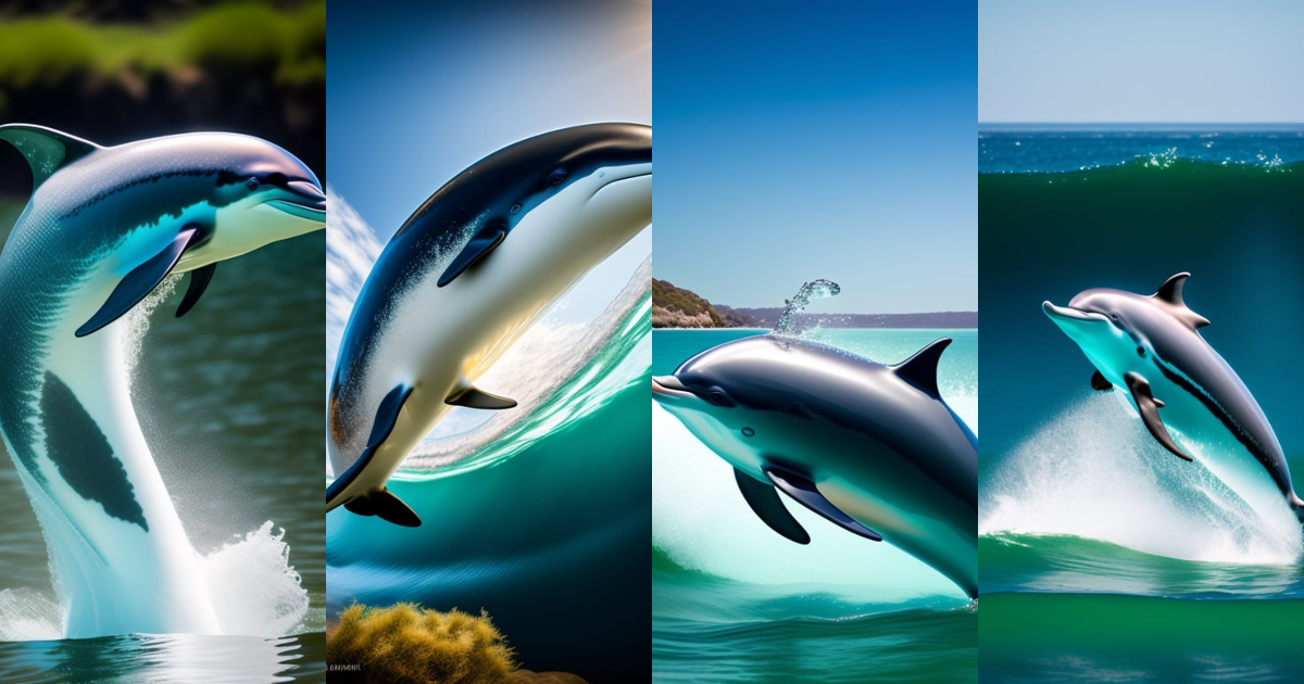 Lexica - The majestic dolphin cow has a sleek body, resembling a cross ...