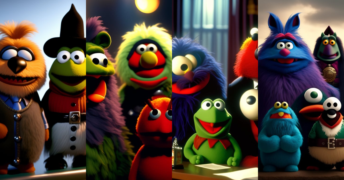 Lexica - Evil sinister muppets, dark, dingy, hate