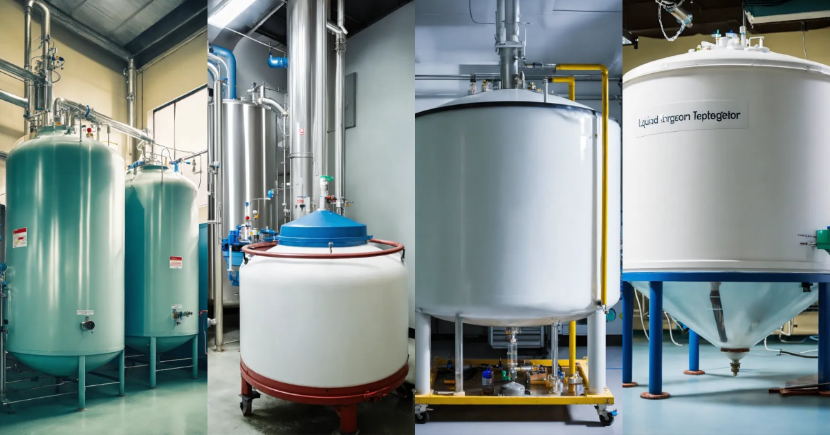 Lexica - Liquid nitrogen storage tank in clean sterile biological ...