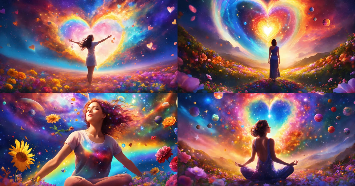 Lexica - Digital painting of a woman surrendering deep to love, love ...