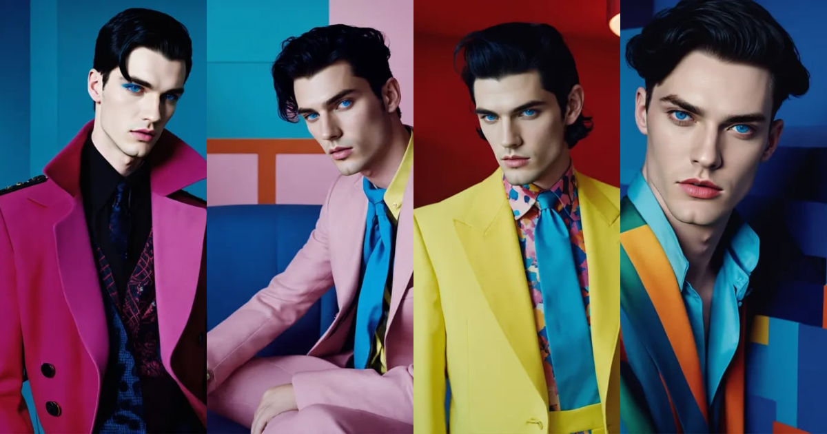 Lexica - Handsome male model,pale skin, black hair , blue eyes ...