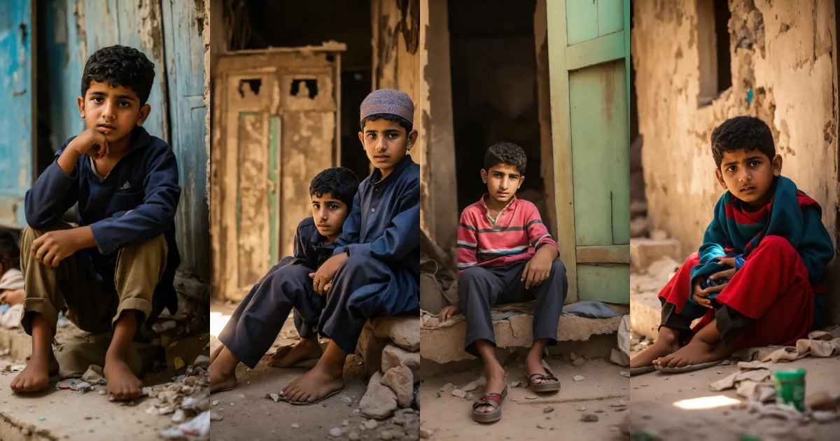 Lexica - Kamran of Muslim family is sitting on one side On the other ...