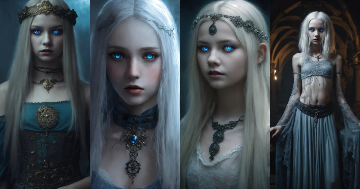 Lexica - Body portrait, deadly pale and extremely slim and emaciated ...