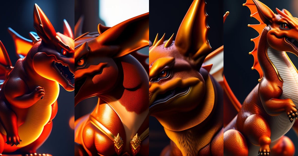 Lexica - Charizard , intricate, elegant, highly detailed, lifelike ...