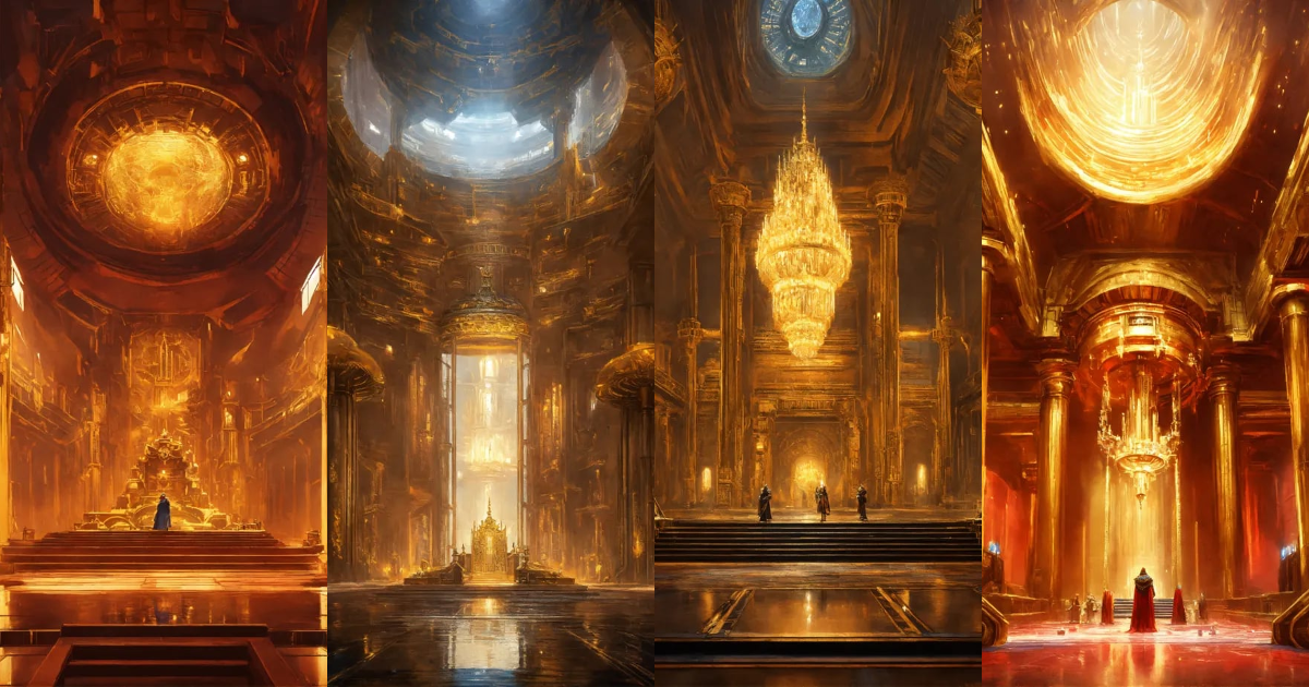 Lexica - Massive gigantic sci fi emperors throne room