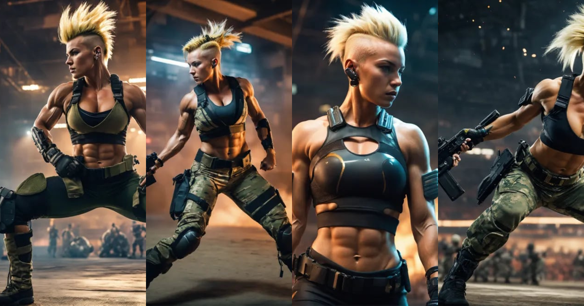 Lexica - Fighting soldiers in an arena, full body, realistic ...