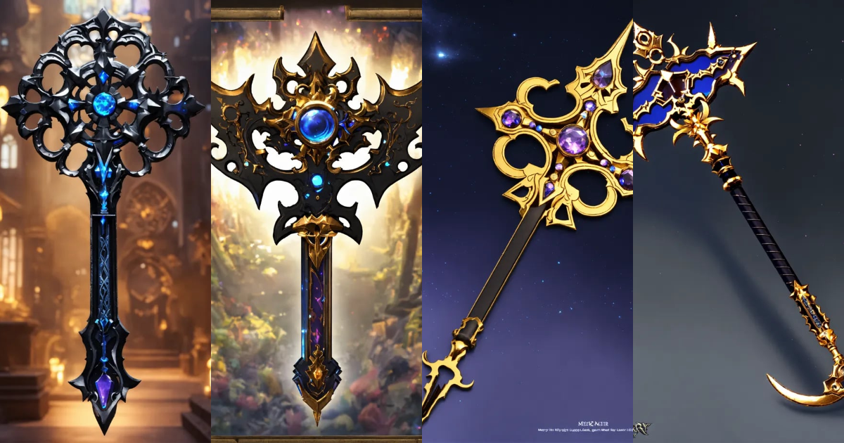 Lexica - Metal dark matter legendary black keyblade artifact