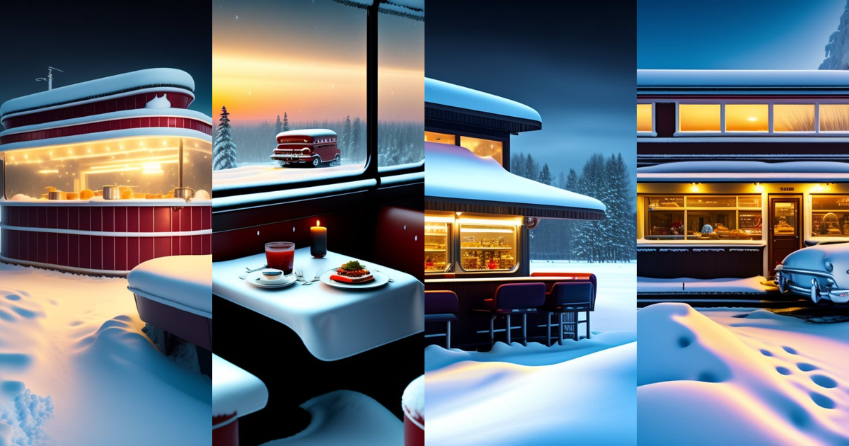 Lexica - Diner in the snow