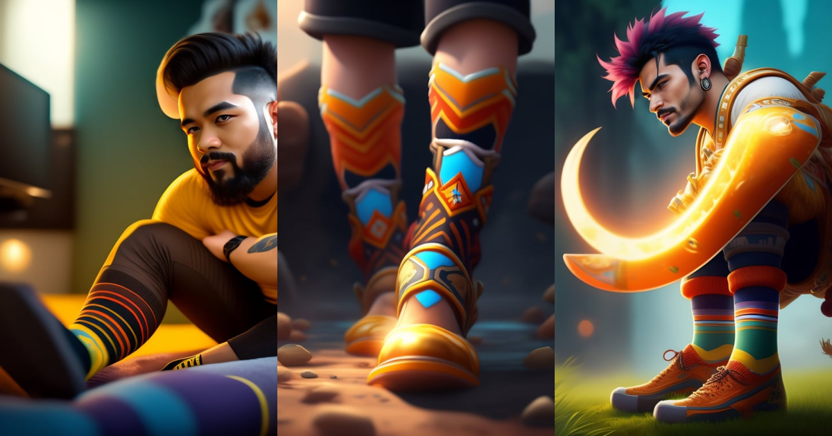 Lexica - World of warcraft streamer payo wearing socks