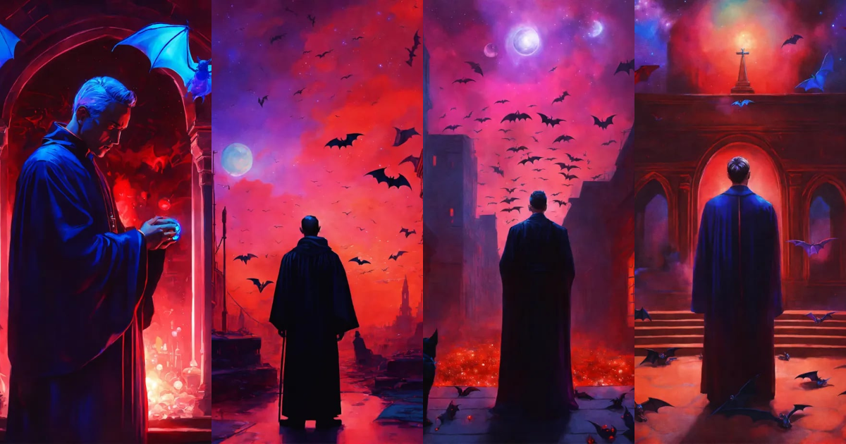 Lexica - ALL glassblowing superrealism style urban vampire STYLE Priest ...