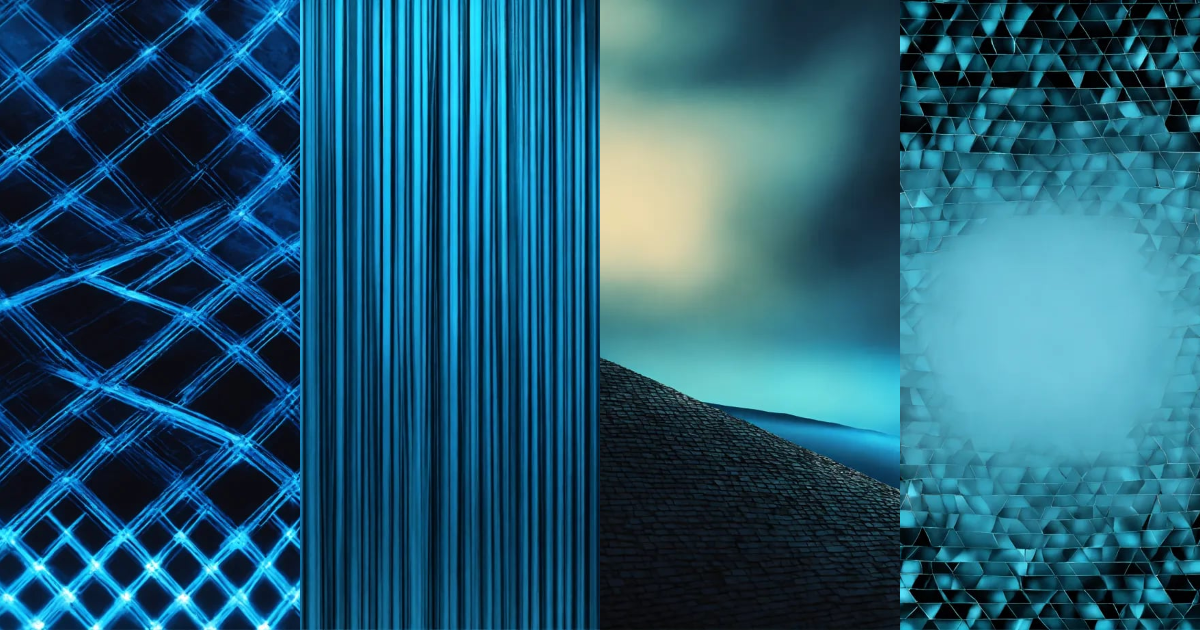 Lexica - Background light blue, black