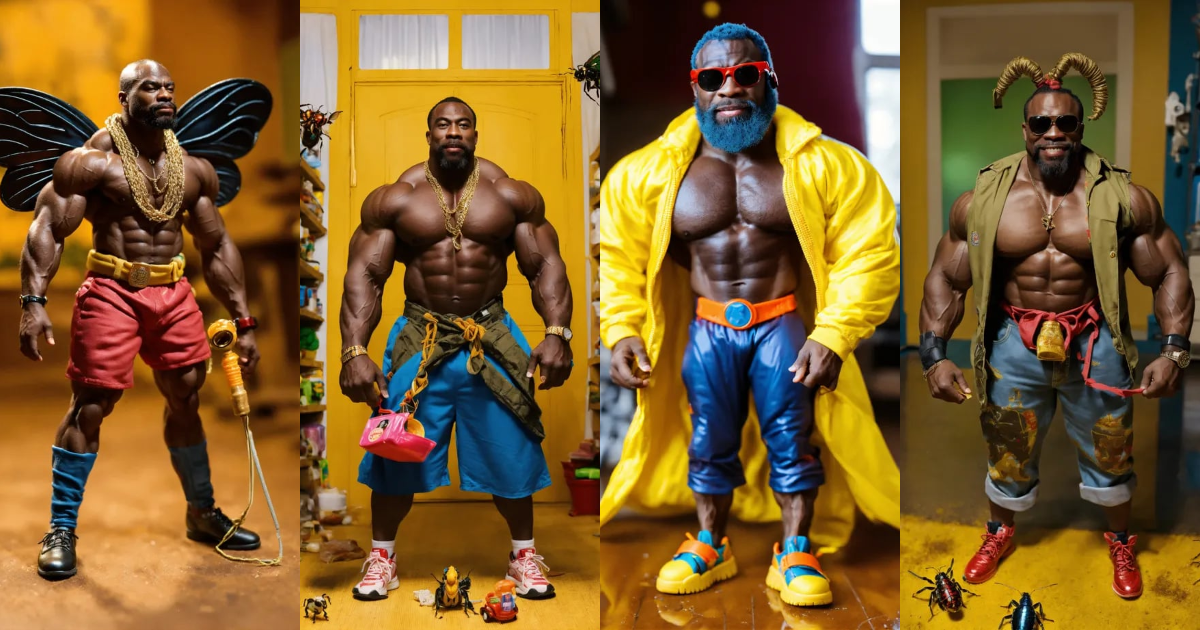 Lexica - 1 inch Bug size Shrunk tiny shrinking micro Rapper fairy toy ...