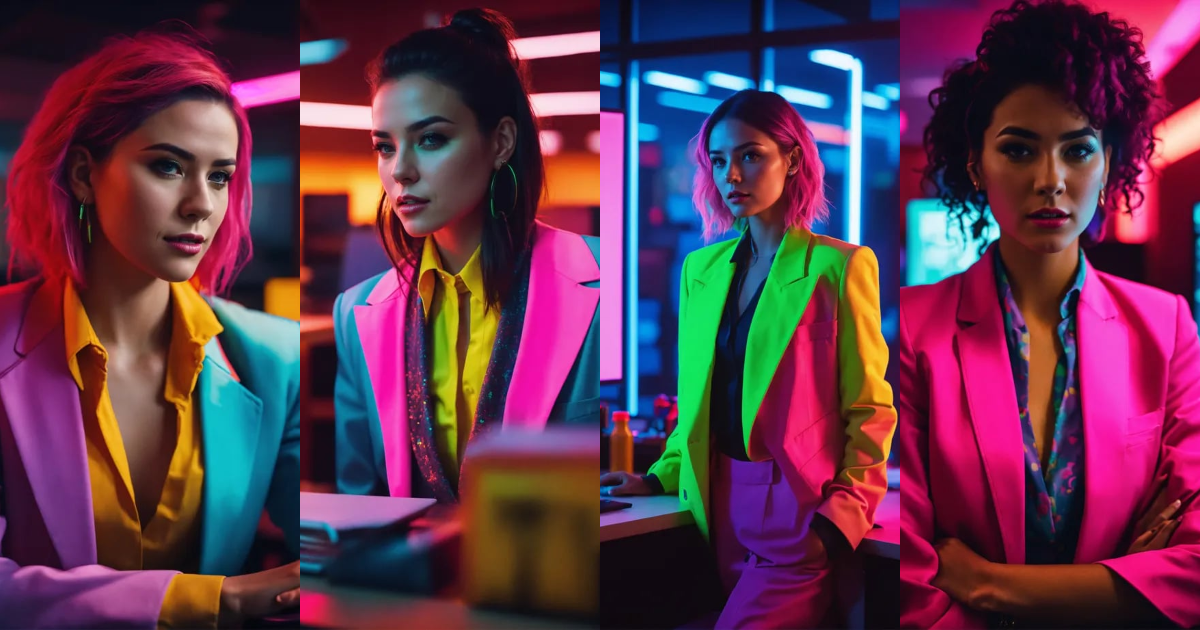 Lexica - Cinematic photography, modern, female trickster in an office ...