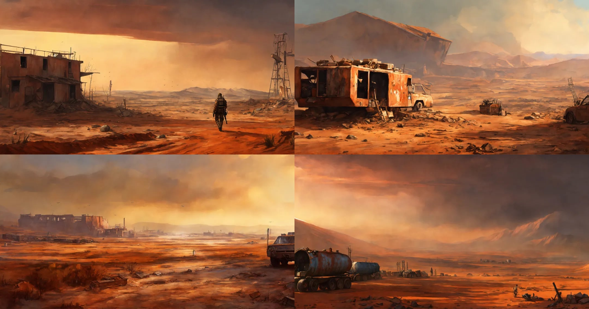 Lexica - Conept art digital realistic painting, post apocalyptic ...