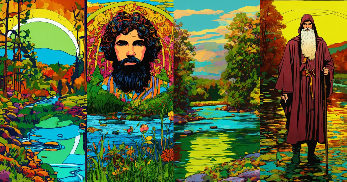 Lexica - River druid, pop art