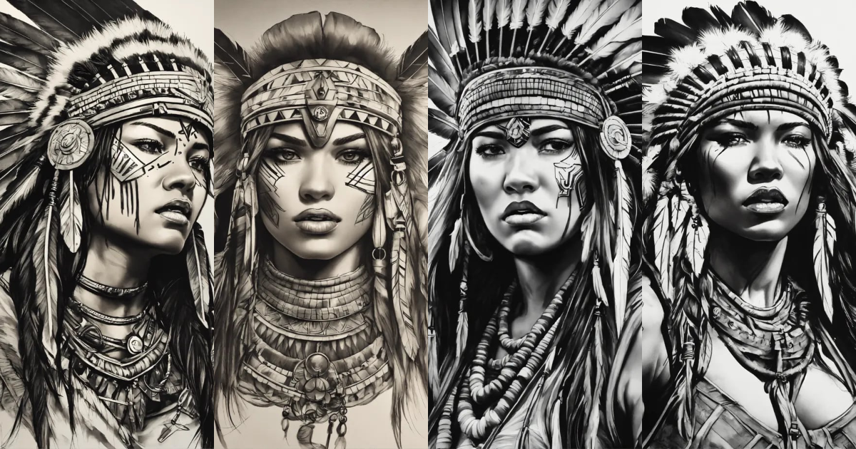 Lexica - Sketch a realistic black and white linework for a tattoo of an ...