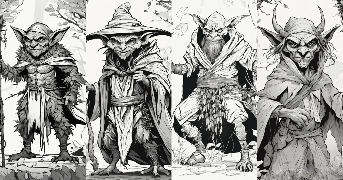 Lexica - Computer game character, evil forest goblin with a big nose ...