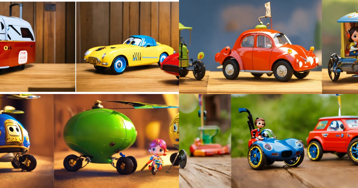 Lexica - Wind-up Toy, Pixar-style
