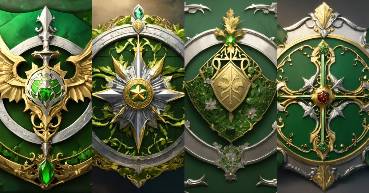 Lexica - Fantasy setting, coat of arms for a militaristic elven kingdom ...