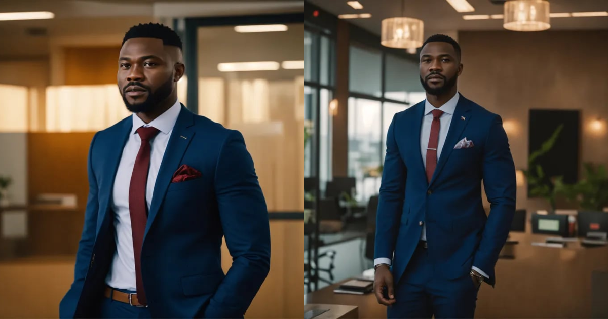 Lexica - Clean cut Igbo Nigerian handsome man at his corporate office ...