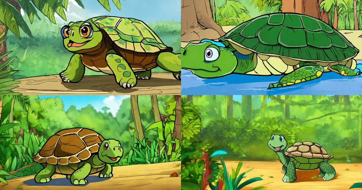 Lexica - Leader of the Jungle Jumble Jamboree Crew, a wise old turtle ...