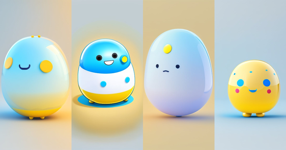 Lexica - Ai-powered chat bot that looks like a cute little round blob ...