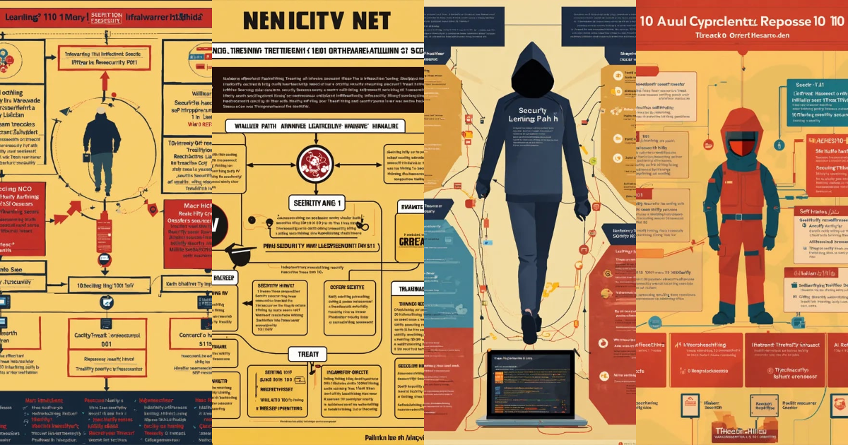 Lexica - Hacker themed poster showing learning path following the order ...