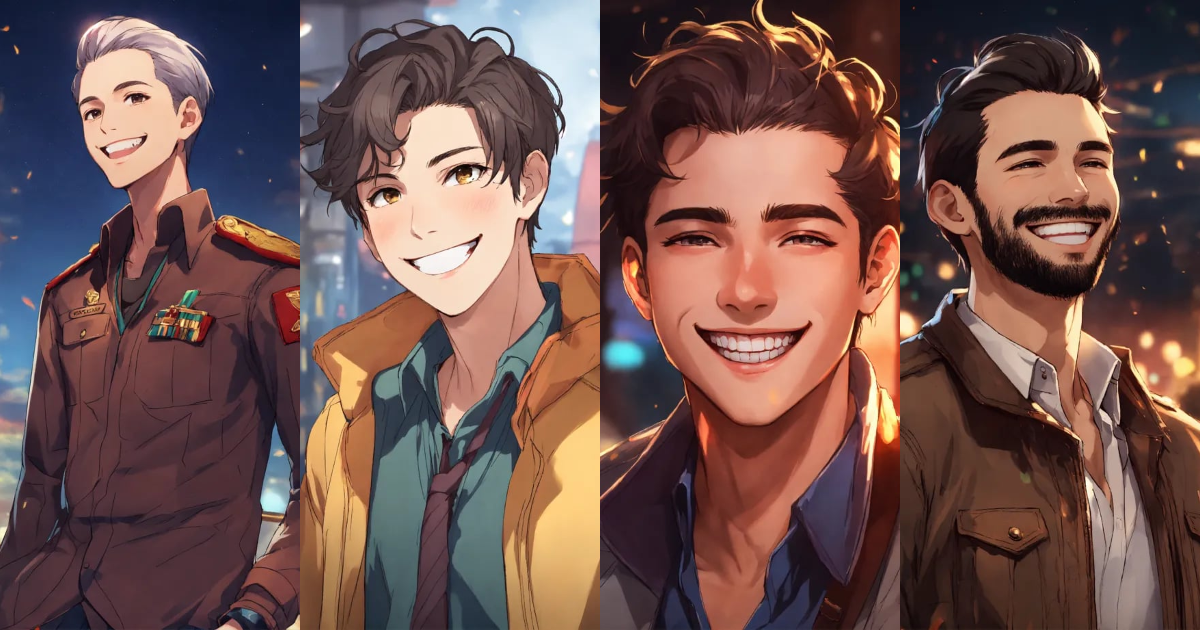 Lexica - Smiling happy victor