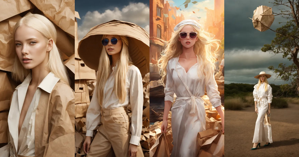 Lexica - Beautiful albino Swedish-Ethiopian model. straight blonde hair ...