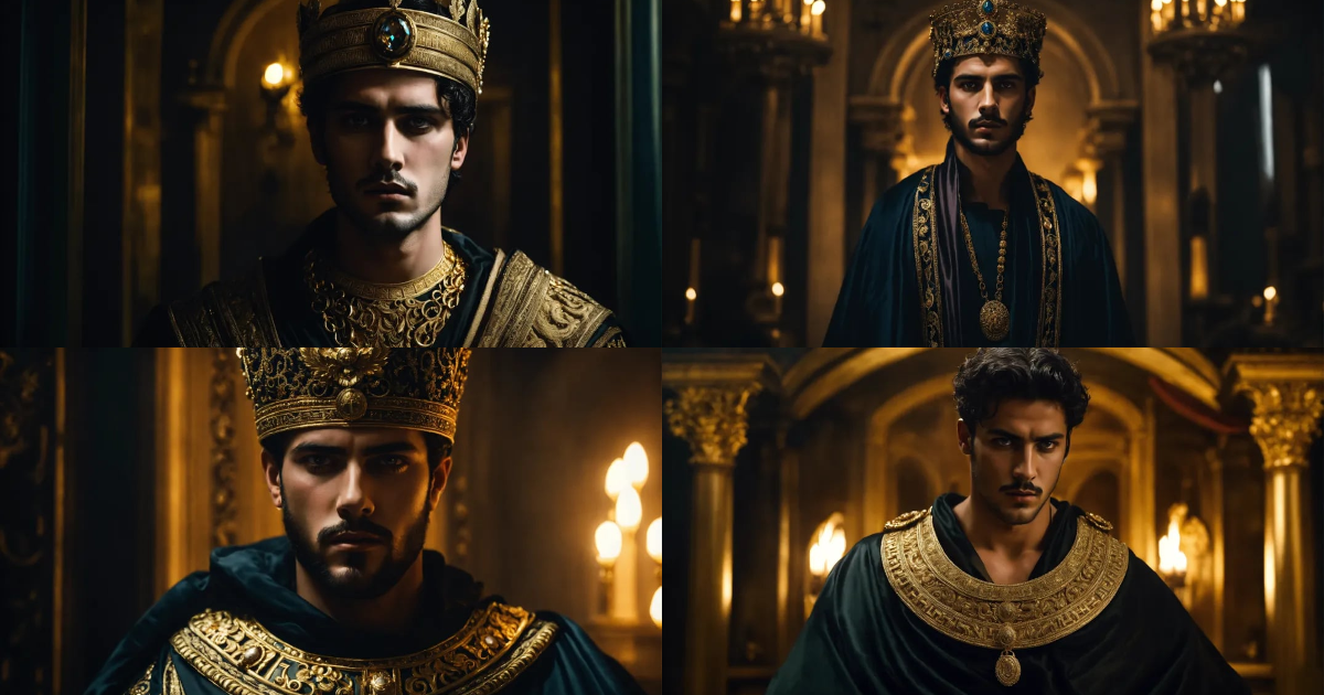 Lexica - Dark, mysterious and dramatic portrait of a young handsome ...