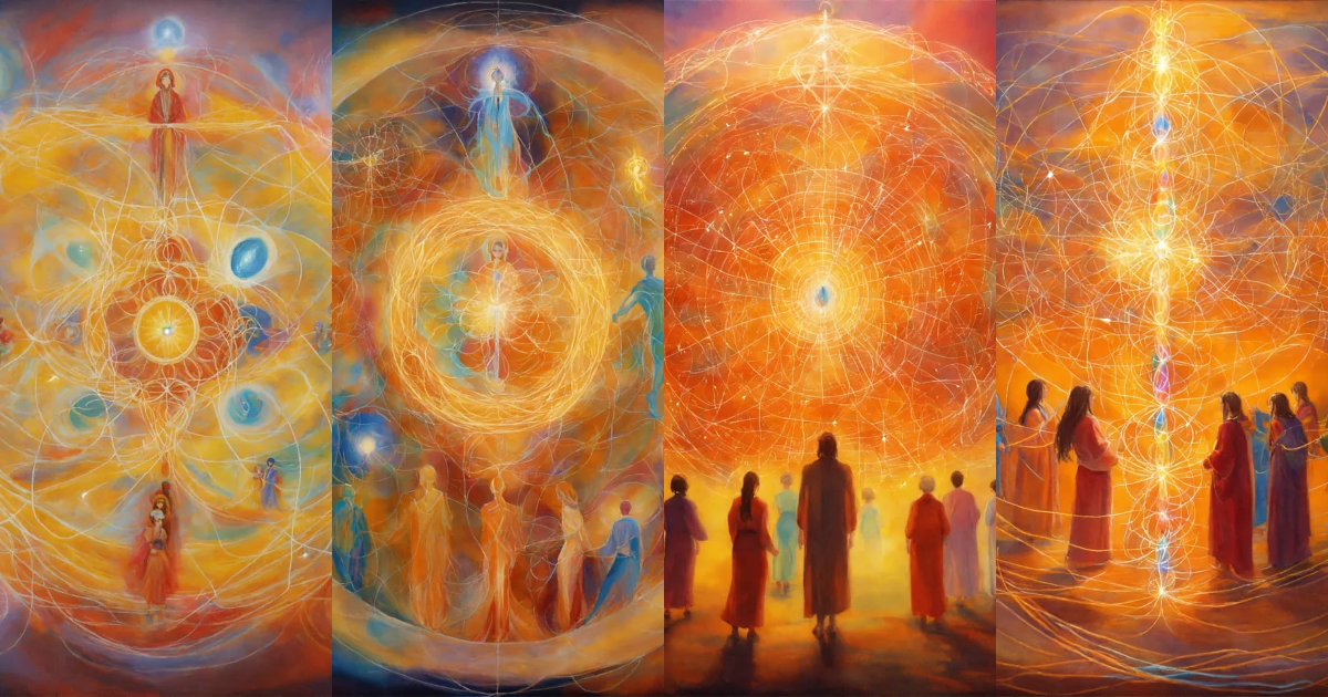 Lexica - Drawing painting of A system of spiritual energetic ...