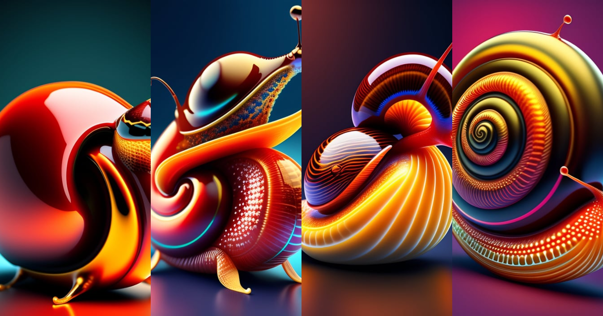 Lexica - A snail in a party, hyper detailed, ultra-sharp, octane render, 8 k, illustration ...