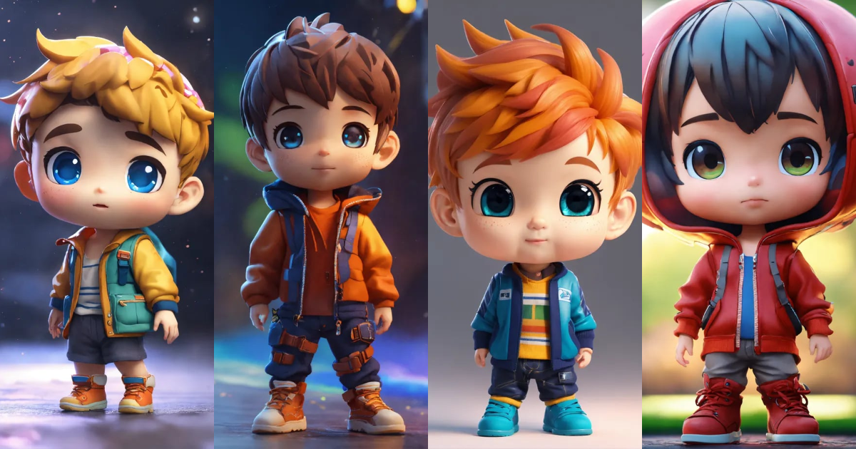 Lexica - 4d photographic image of full body image of a cute little ...