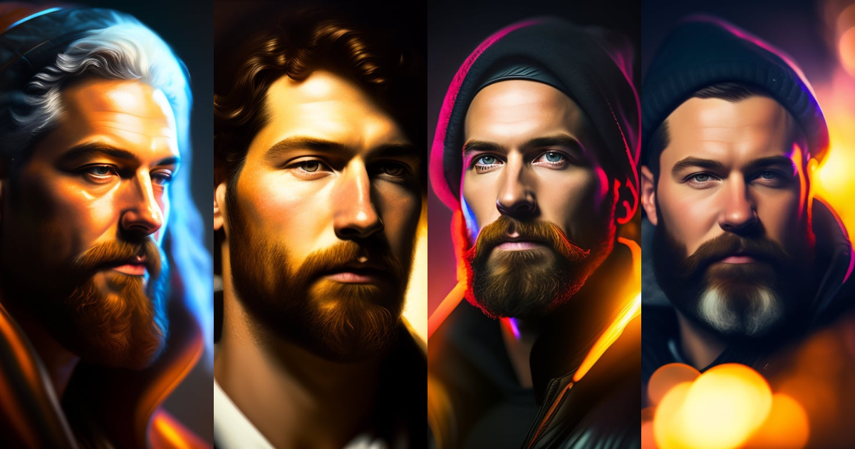 Lexica - High quality graffity portrait of god by Rembrandt and Raymond ...